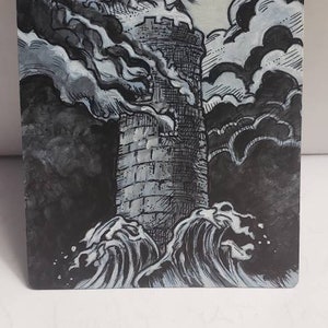 Command Tower - MTG Altered Art - Manipulatedmtg - Etsy