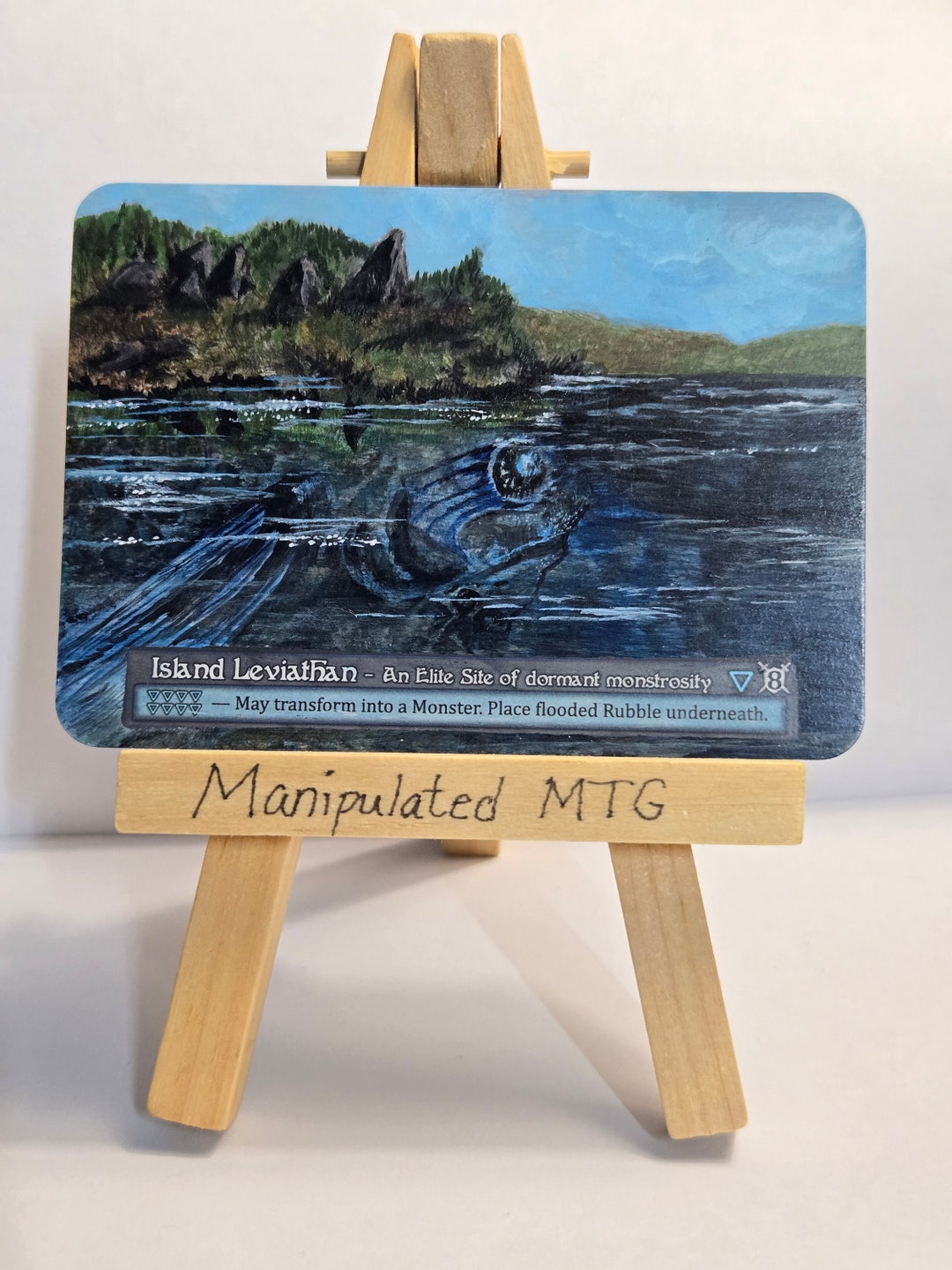 Island Leviathan - Sorcery Contested Realm Original Art Alter ...