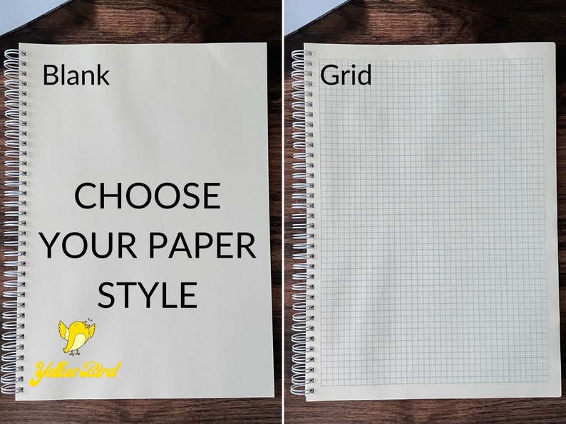 Custom Cover Spiral A5 Notebook, Design Your Own Notebook, Choose Your ...