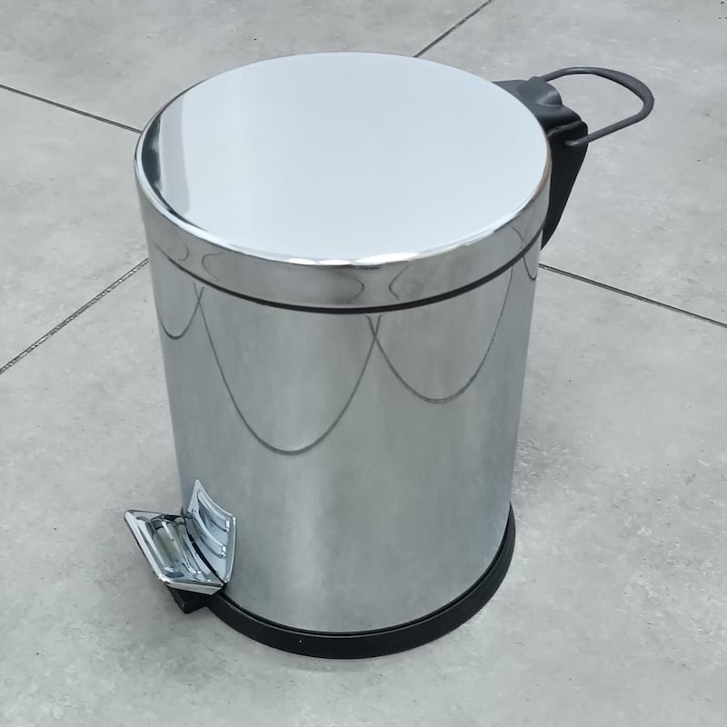 Steel Trash Can - Etsy