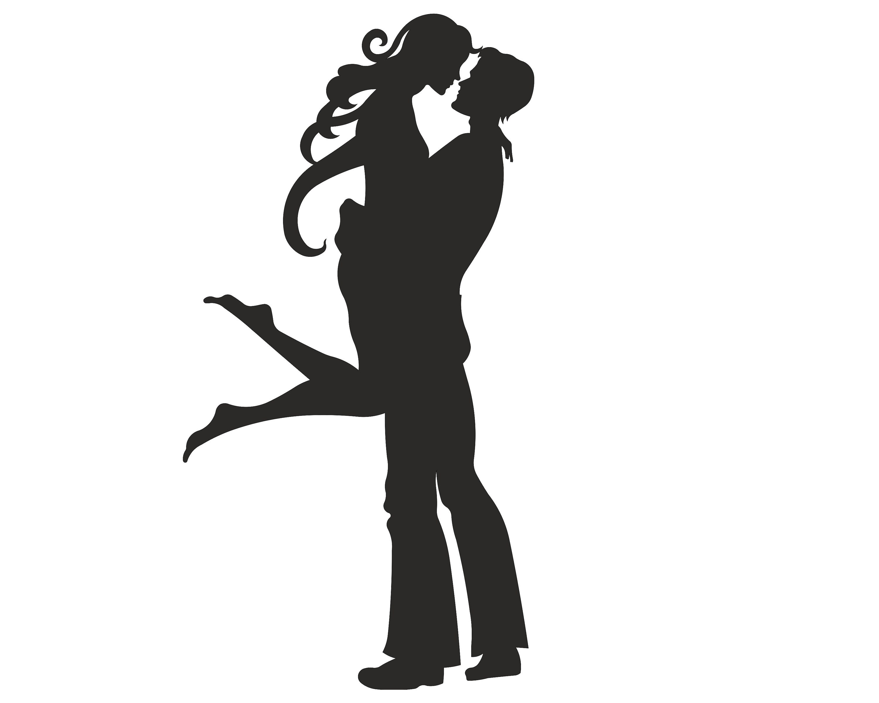 Young Love Hug Metal Wall Art - Romantic Embracing Couple Sculpture ...