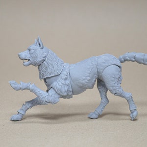 Wolf BJD Art Doll //articulate Wolf Doll/different Colours/paintable ...