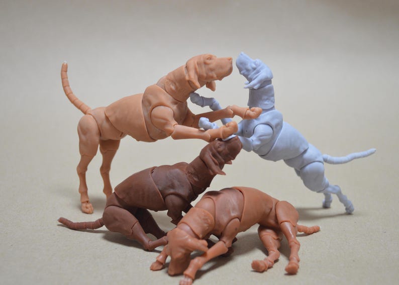 Hunter Dog(vizsla) BJD Art Doll //articulate Dog Doll/different Colours ...
