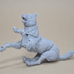 Wolf BJD Art Doll //articulate Wolf Doll/different Colours/paintable ...