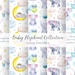 Baby Elephant Digital Paper Pack. Cute Elephants Printable - Etsy