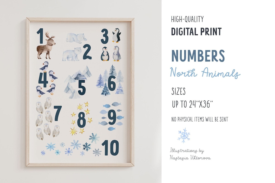 Nursery Preschool Numbers, Teacher Learning Printable, Educational ...