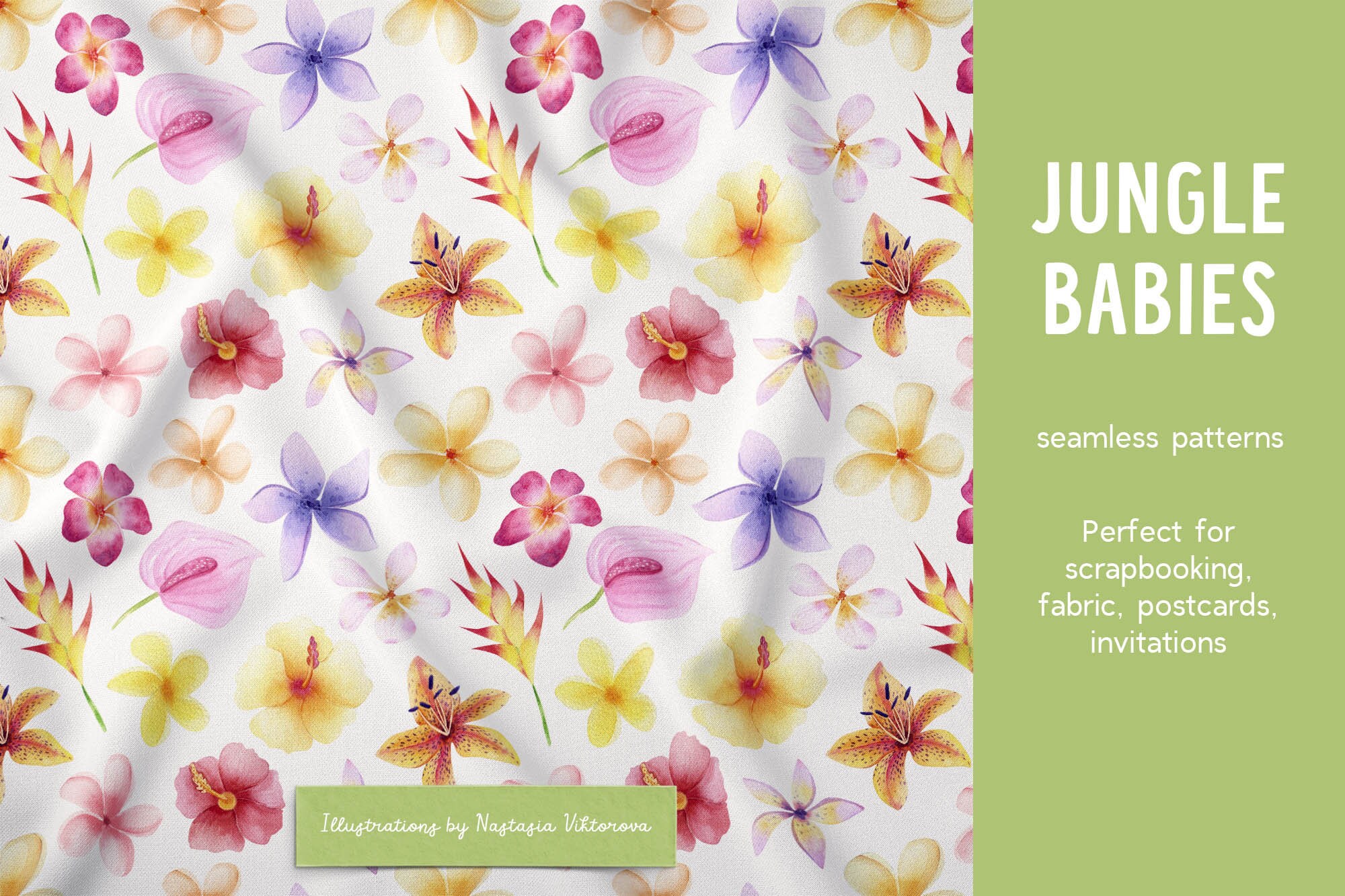 Jungle animal digital paper Safari nursery art Jungle baby | Etsy