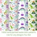 Dinosaur Digital Paper Pack. Cute Dino Printable Papers. Watercolor ...