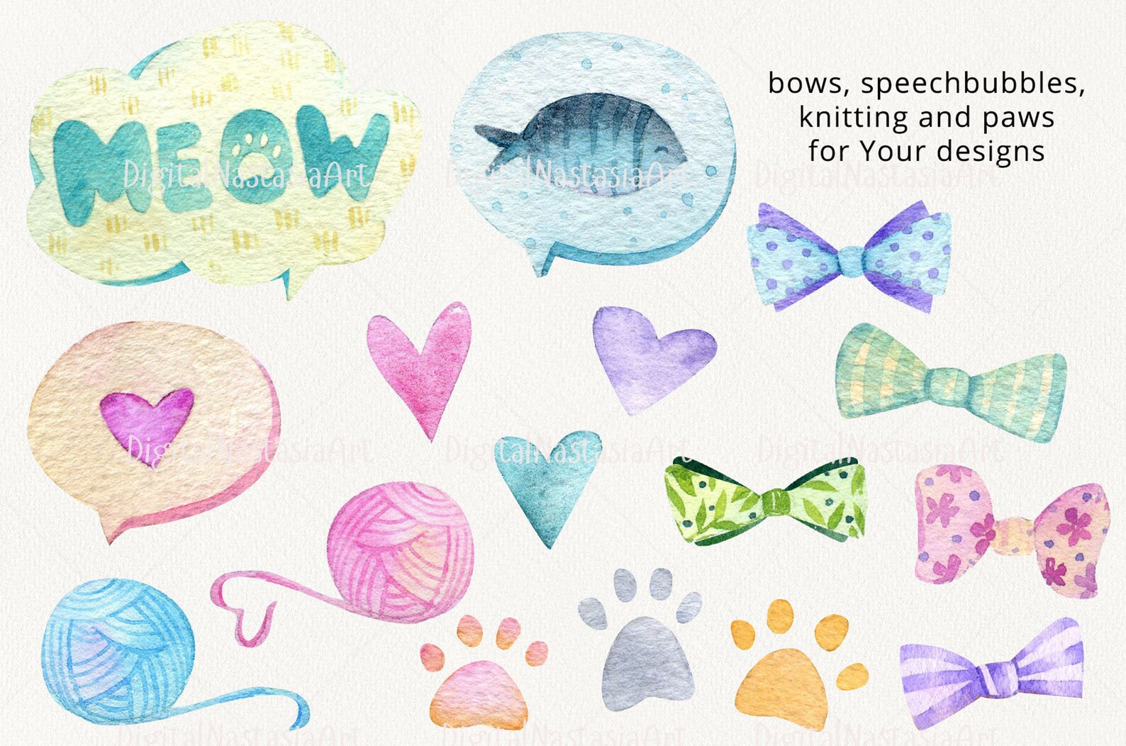 Cat Watercolor Clipart. Kittens Clip Art. Cute Cats Png. | Etsy Canada