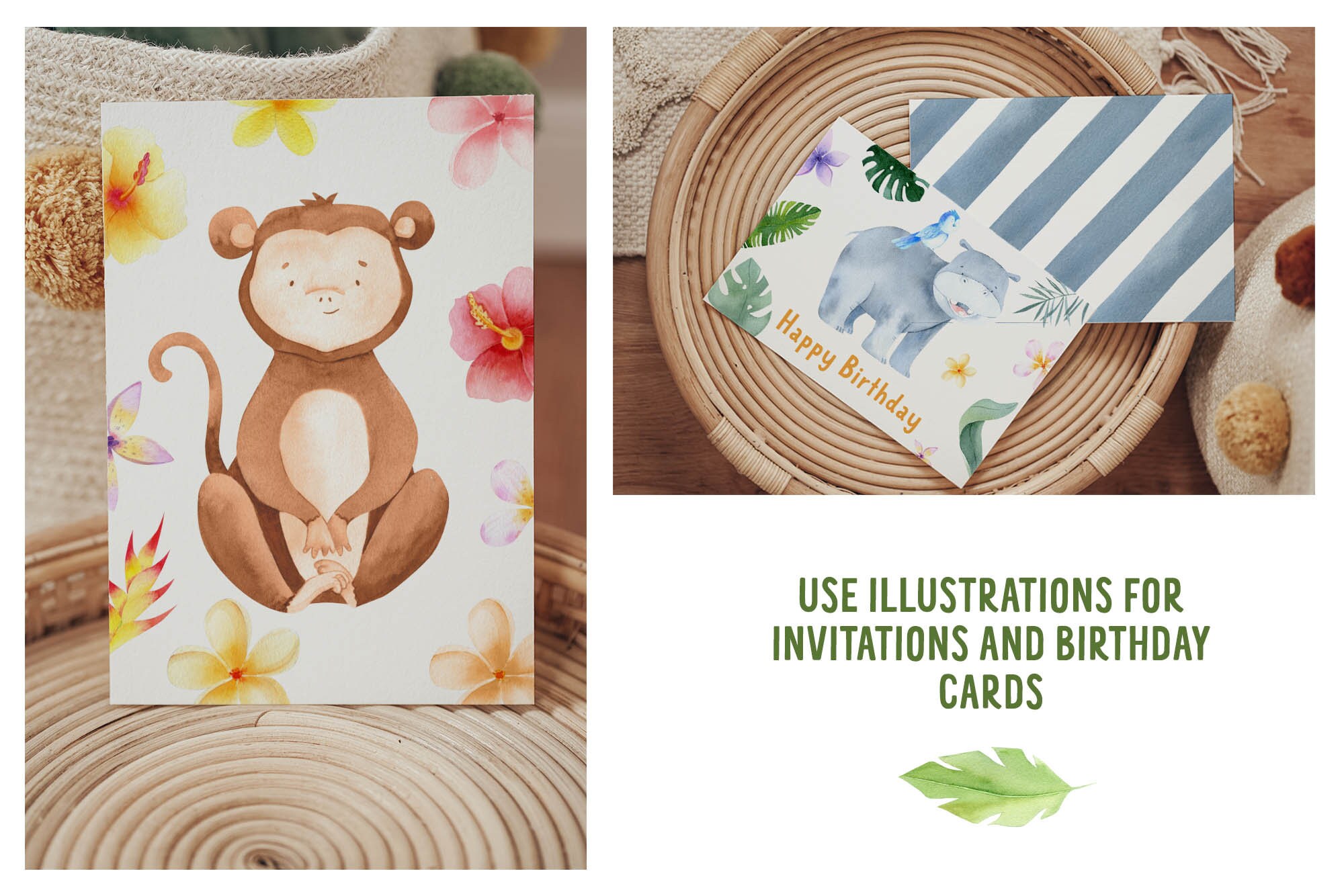 Jungle Baby Shower Clipart Safari Nursery Art Tiger and Lion | Etsy