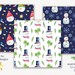 Winter Digital Paper, Christmas Seamless Pattern, Christmas Watercolor ...