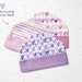 Valentine Day Scrapbook Paper, Purple Pink Heart Seamless Pattern ...