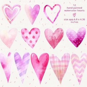 Valentine Hand Drawn Clipart, Holiday Heart Doodle Clipart, Valentine ...