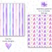 Valentine Day Scrapbook Paper, Purple Pink Heart Seamless Pattern ...