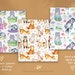 Cat Digital Paper. Kittens Scrapbook Paper. Cute Kitty Patterns ...