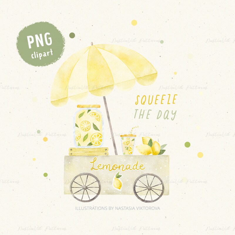 Lemonade Clipart - Etsy