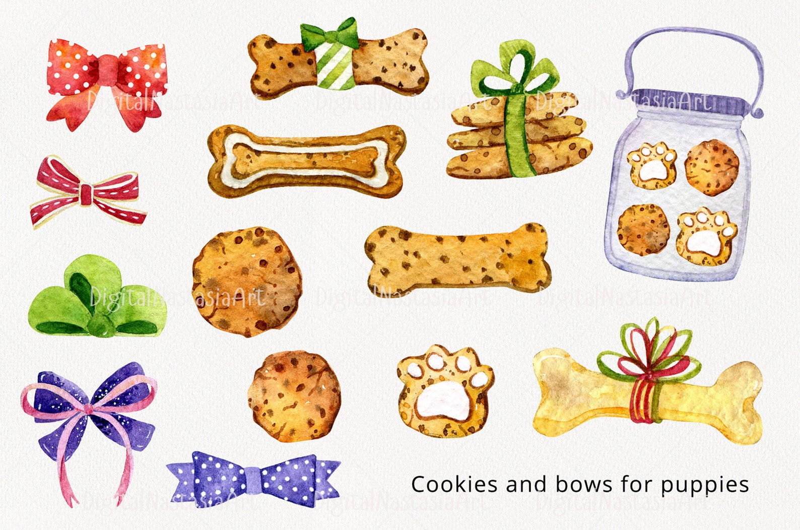 Dog Clipart Watercolor Dog Clip Art Cute Pet Clip Art Cute | Etsy