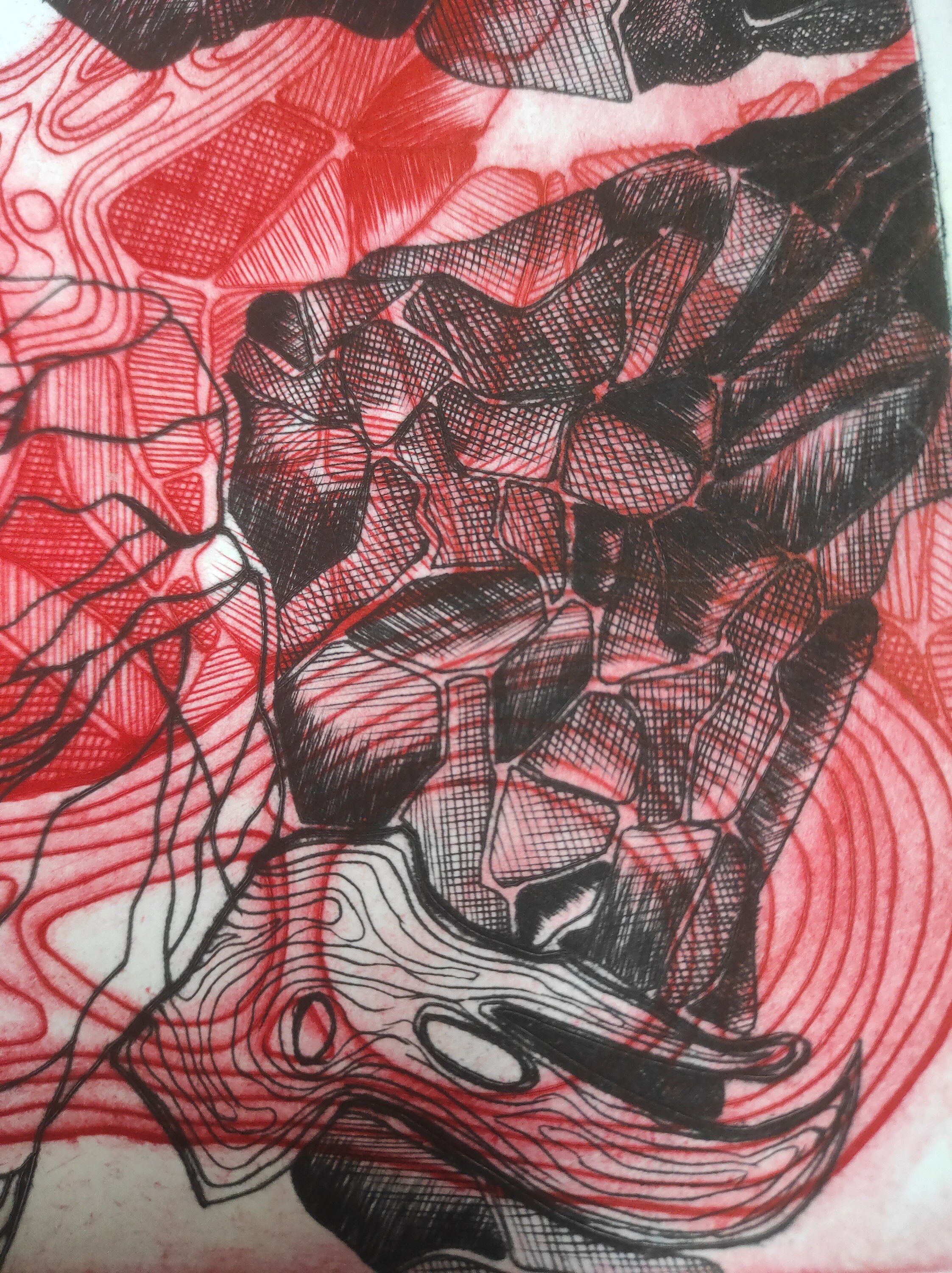 Ghosts 2 Intaglio Etching Original Handmade Print - Etsy UK