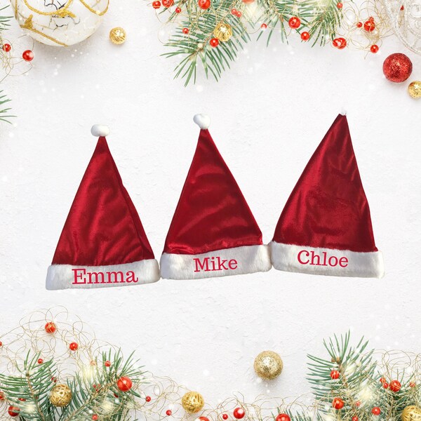 Baby Santa Hat - Etsy