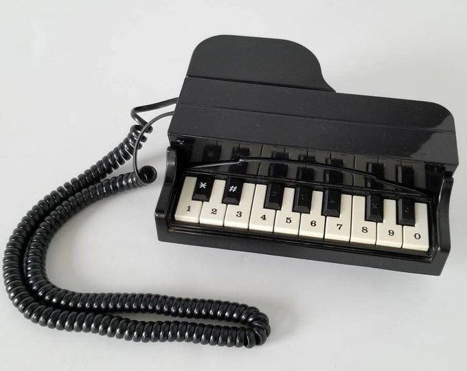 1980 VINTAGE PIANO PHONE - Etsy