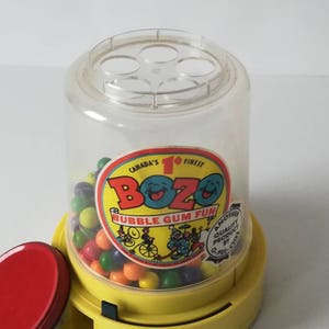 VINTAGE BOZO Gum BALL MACHINE - Etsy