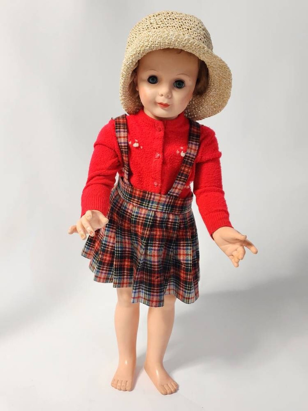 1960 LARGE 34-inch Doll - Etsy
