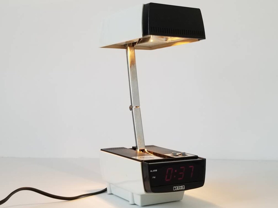1970 CLOCK LAMP Alarm Clock COSMO Vintage - Etsy