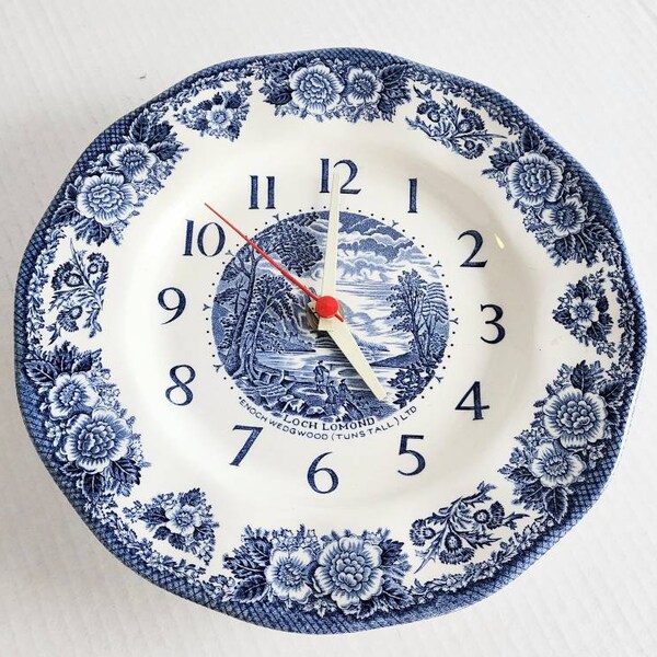 Plate Wall Clock - Etsy