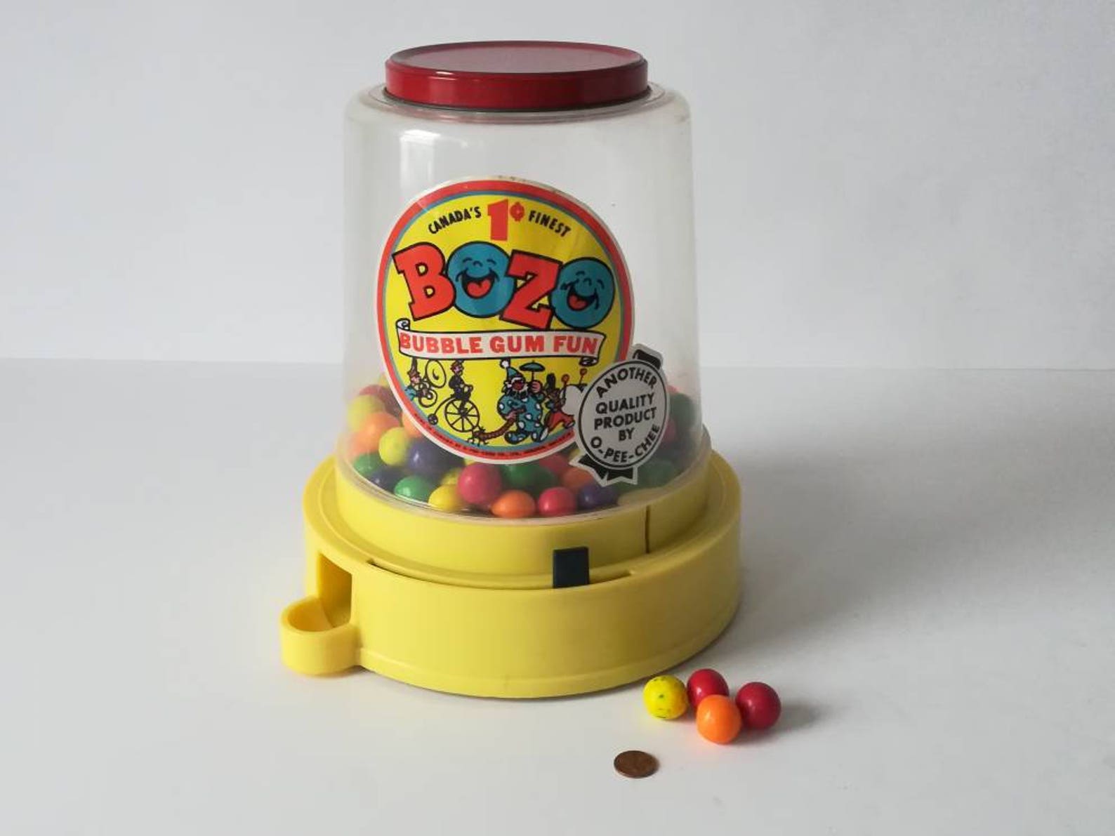 VINTAGE BOZO Gum BALL MACHINE | Etsy