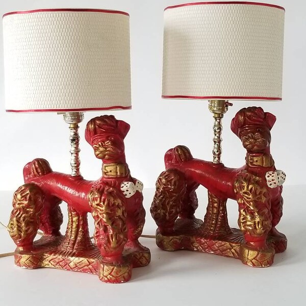 Poodle Lamp - Etsy