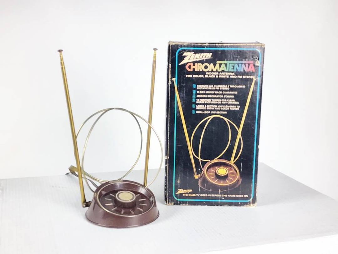 1950/60 ZENITH CHROMATENNA TV Antenna Rabbit Ears - Etsy Israel