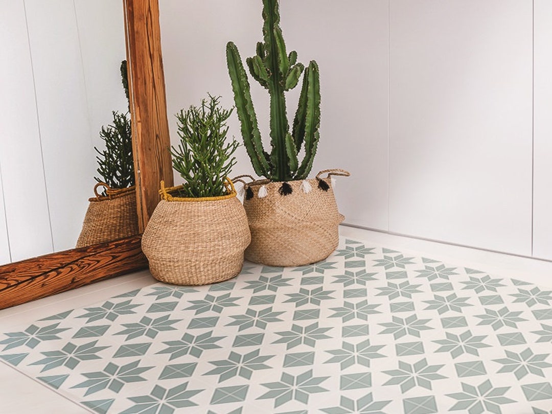 Deepsy #76 Vinyl Floor Mat, Vinyl Rug, Rugs for Living Room, Kitchen ...