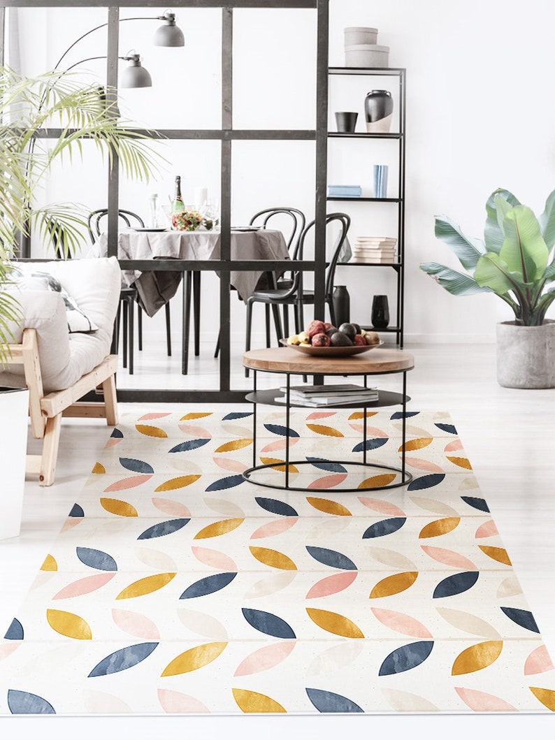 Lillia 137 Vinyl Floor Mat Vinyl Rug Rugs for Living Room - Etsy
