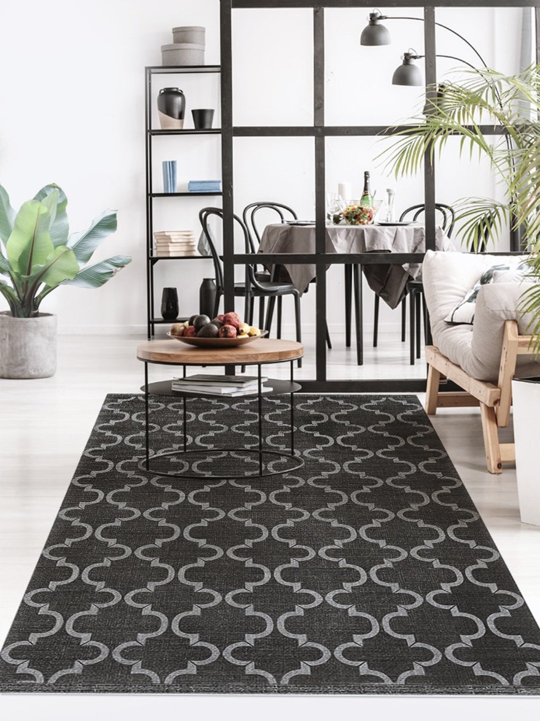 Empree Dark Gray #15 Vinyl Floor Mat, Vinyl Rug, Rugs for Living Room ...