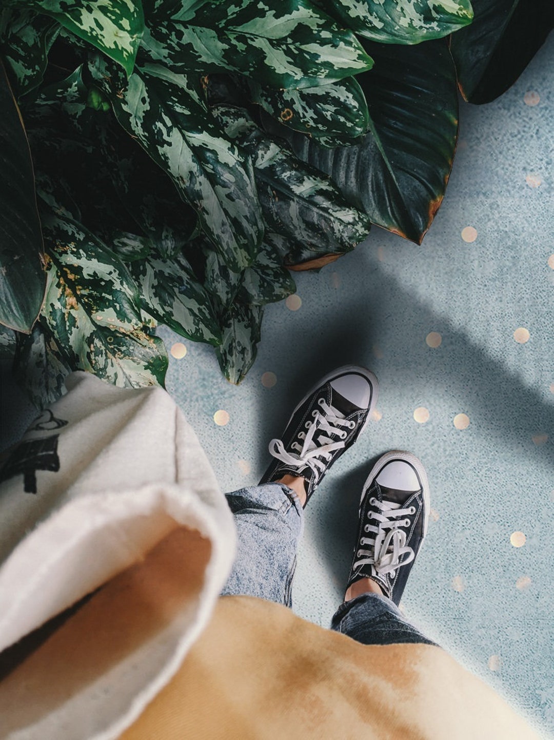 Uranos Azure 8 Vinyl Floor Mat, Vinyl Rug, Rugs for Living Room ...