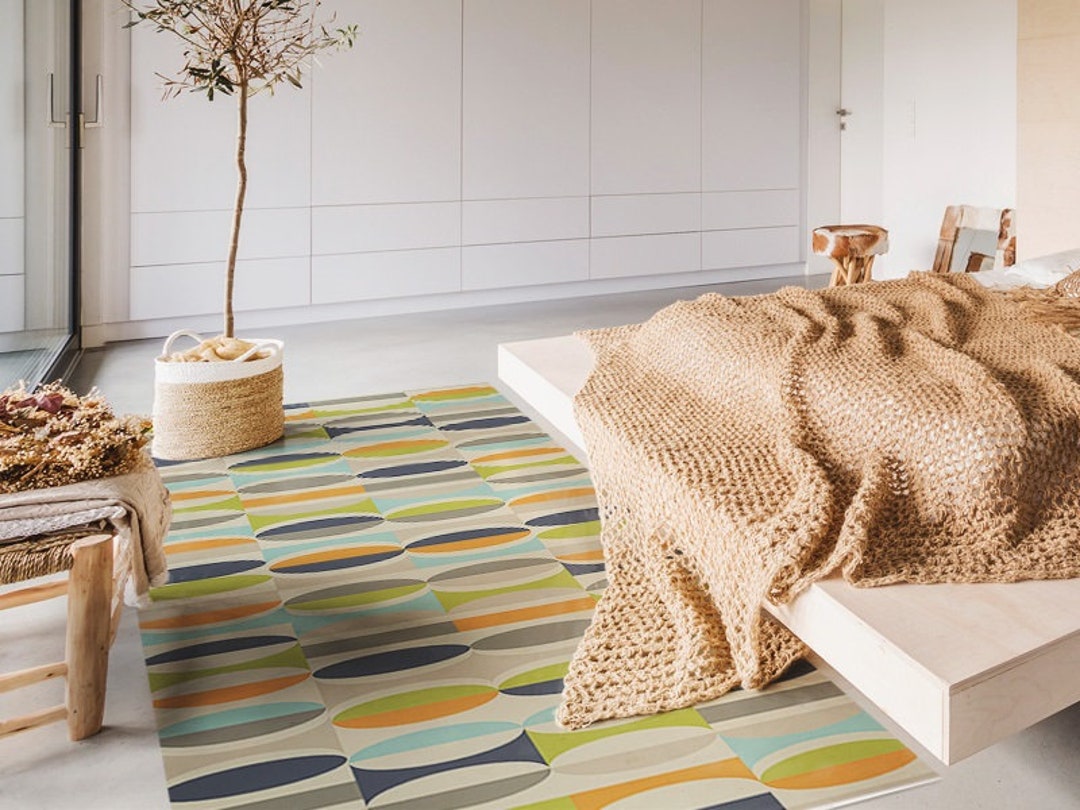 Eve #194 Vinyl Floor Mat, Vinyl Rug, Rugs for Living Room, Kitchen Mat ...