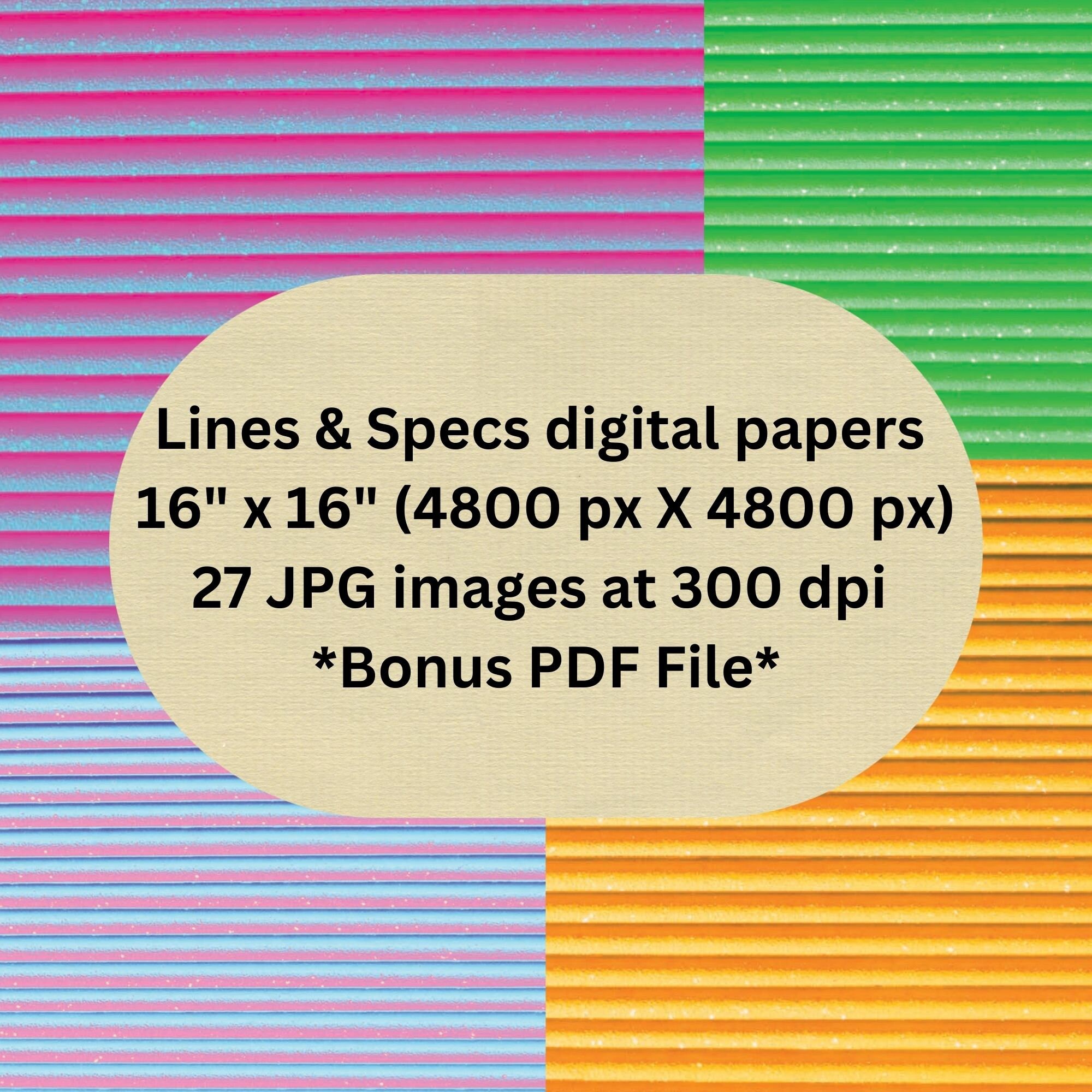 Lines and Specks Digital Paper 27 Digital Papers in JPEG Format 16 X 16 ...