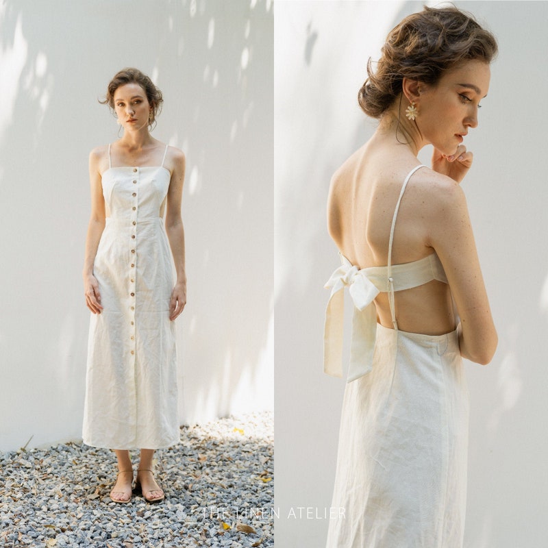 Backless Dress Etsy
