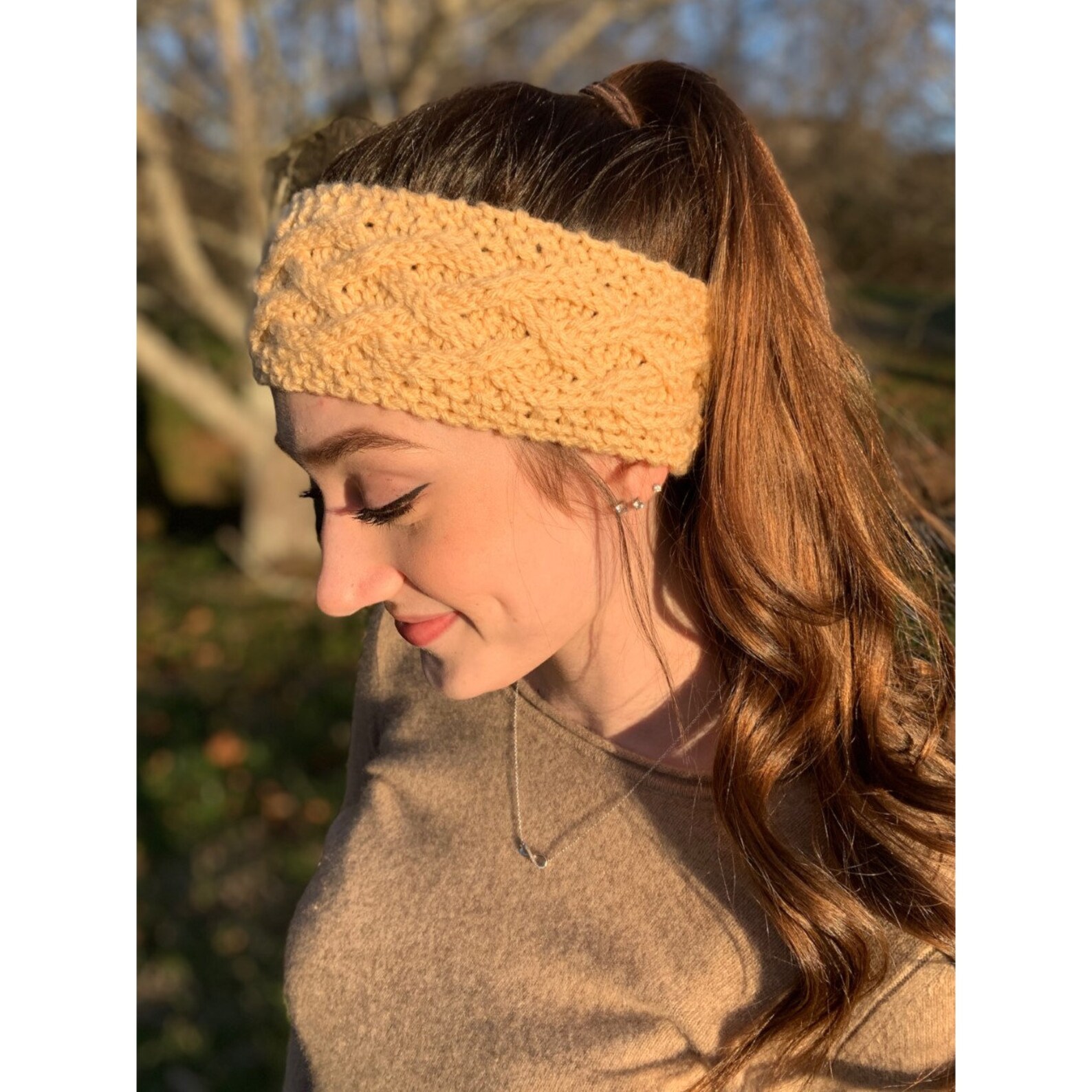 Cable Knit Headband Pattern, Instant Download, PDF, Printable, Handmade ...