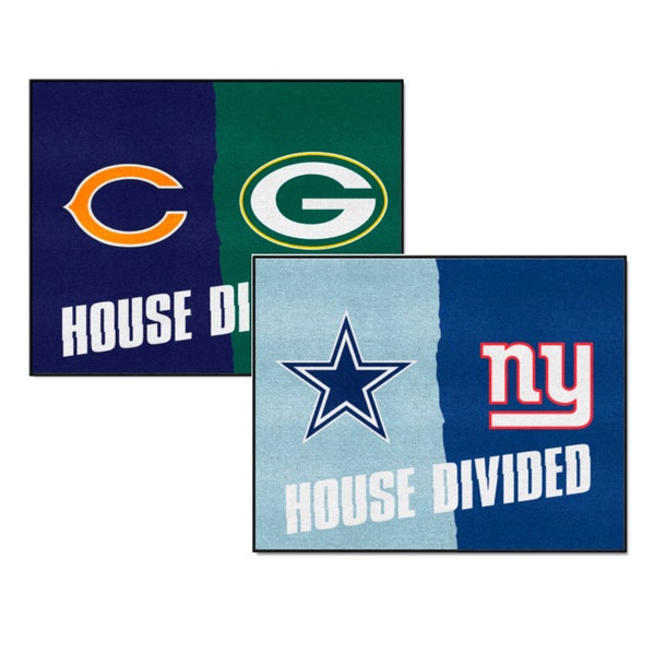 Raiders and Steelers House Divided - Etsy