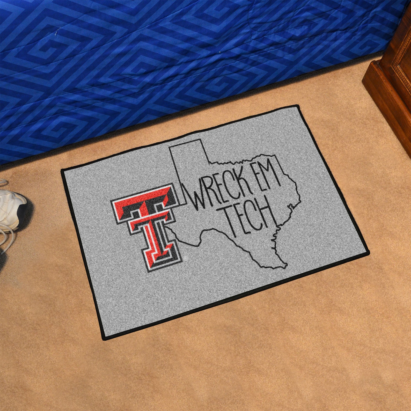 Texas Tech State Outline Accent Rug Texas Tech Welcome Mat - Etsy