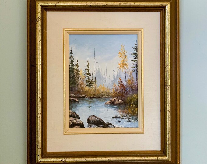 Vintage Landscape Oil Painting, Signed by A. Klussmann, Canadian Art - Etsy