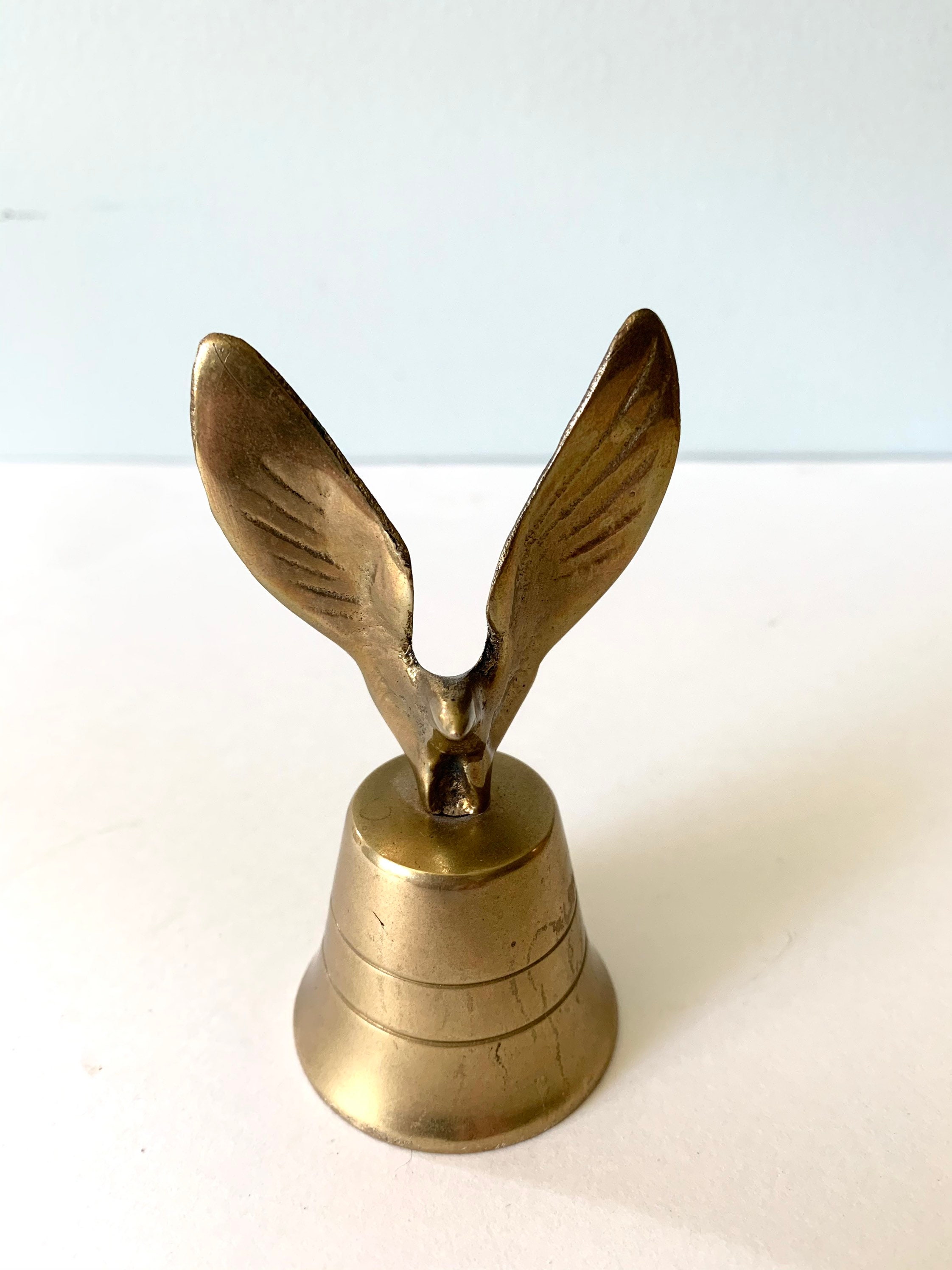 Vintage Brass Eagle Bell / Shelf Decor | Etsy