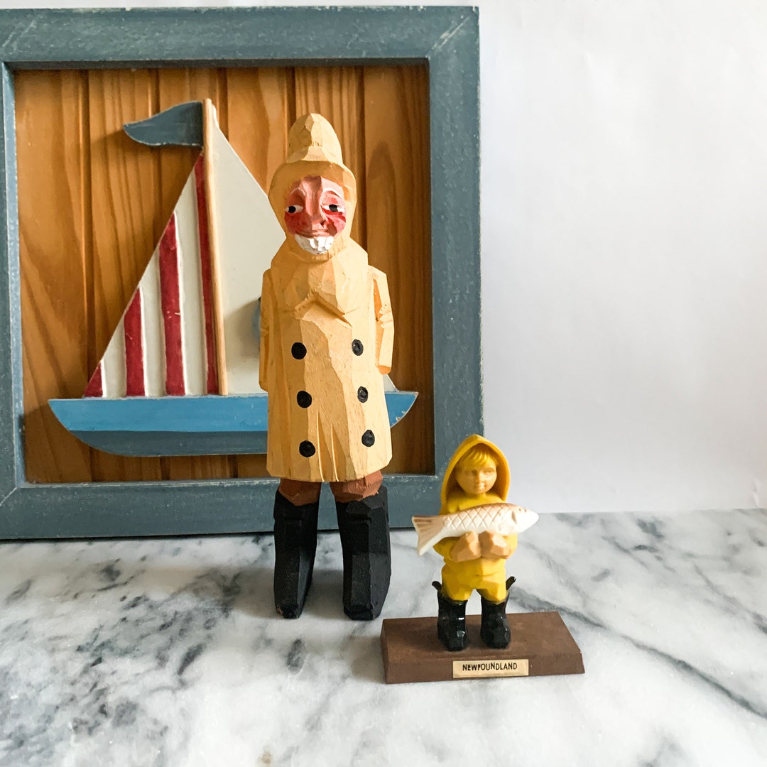 Vintage Old Salt Sailor Figurines, Pair of Canadiana Souvenirs - Etsy