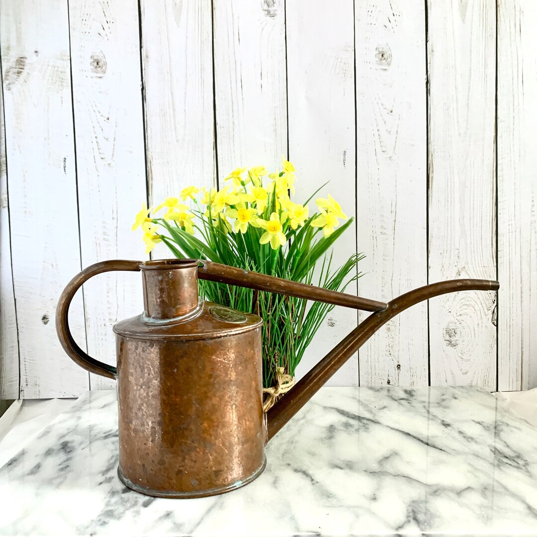 Vintage Haws Copper Watering Can, Haws Made in England, Missing Rose - Etsy