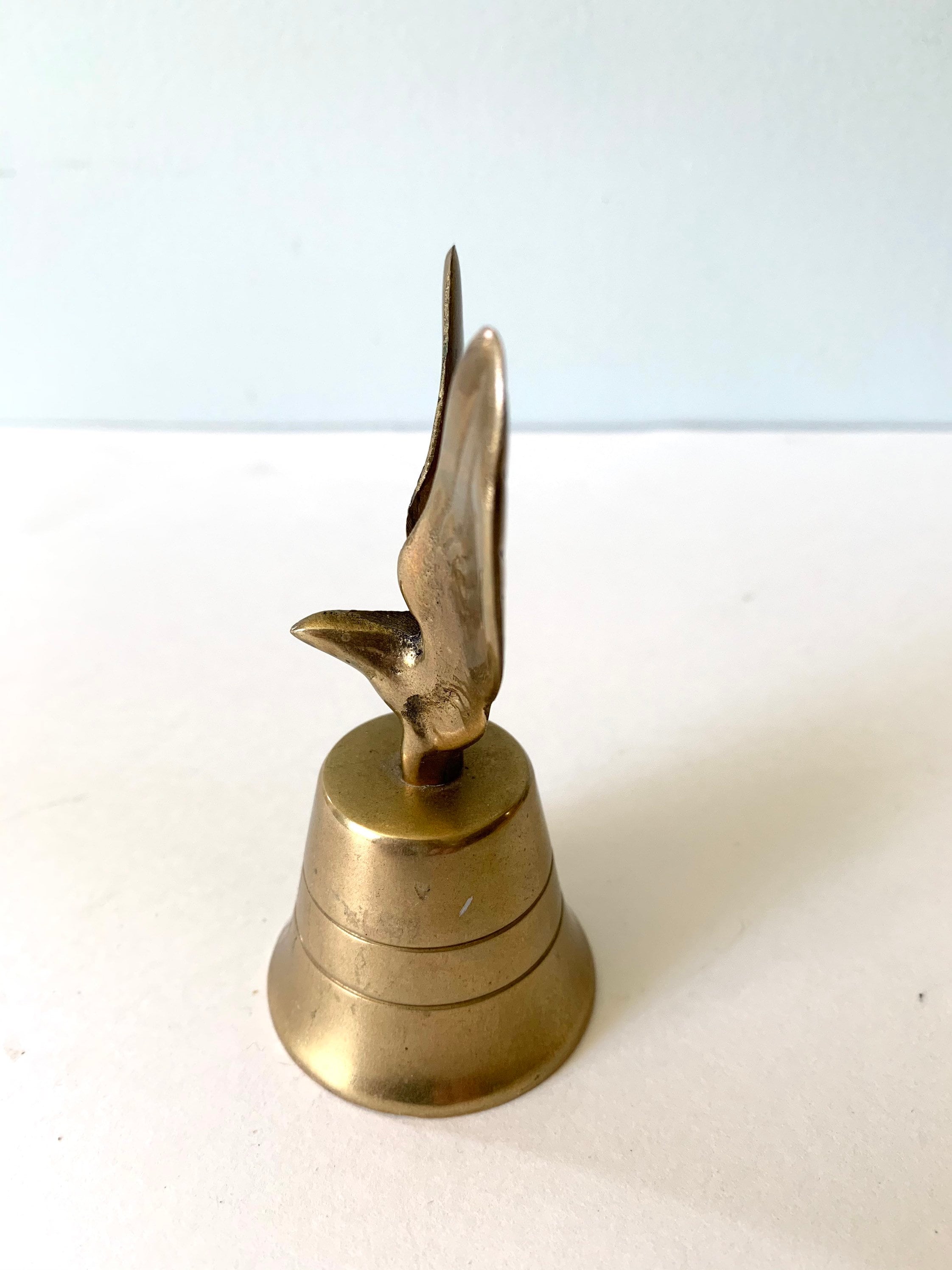 Vintage Brass Eagle Bell / Shelf Decor | Etsy