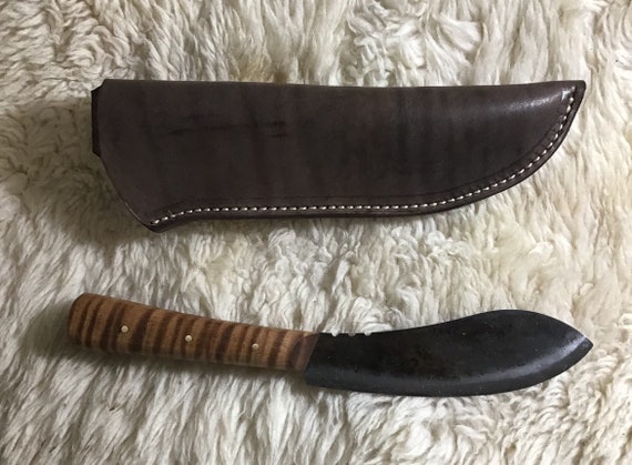 Nessmuk Skinning Knife with leather sheath | Etsy