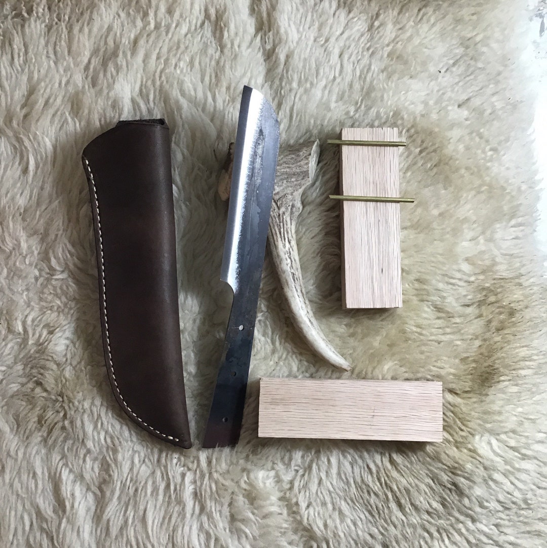 Jeff White Sheepsfoot Knife Blank and Handle Kit With Sheath - Etsy