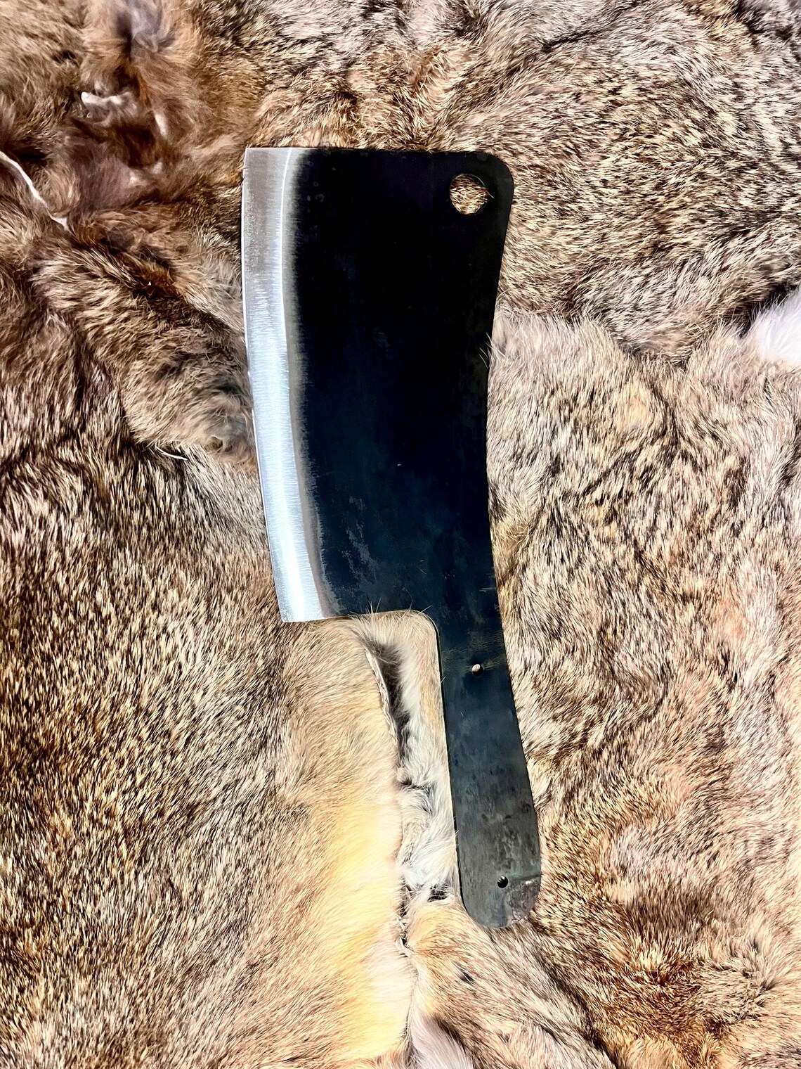 Jeff White Meat Cleaver Blank and Handle Kit - Etsy