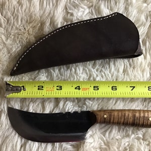 Jeff White Flesher Knife With Leather Sheath - Etsy